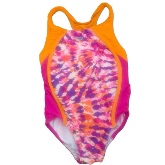 Speedo | Swim | Speedo Little Girls One Piece Tie Dye Racerback ...